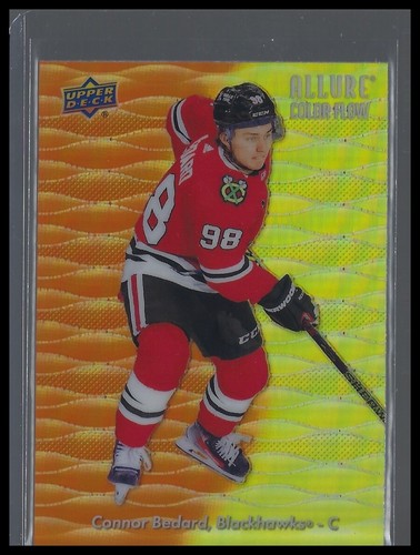 Connor Bedard - 2023-24 UD Allure Color Flow Orange-Yellow - #CF-16 | eBay