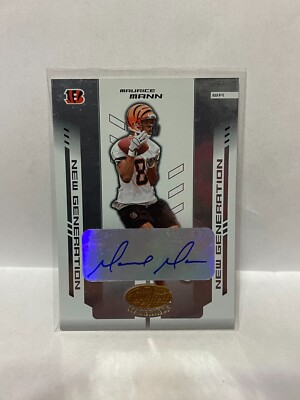 2004 Leaf Certified Materials #188 Maurice Mann AU RC | eBay