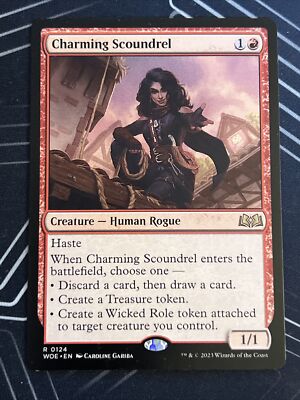 1x Charming Scoundrel (0124) Wilds of Eldraine NM MTG Magic the ...