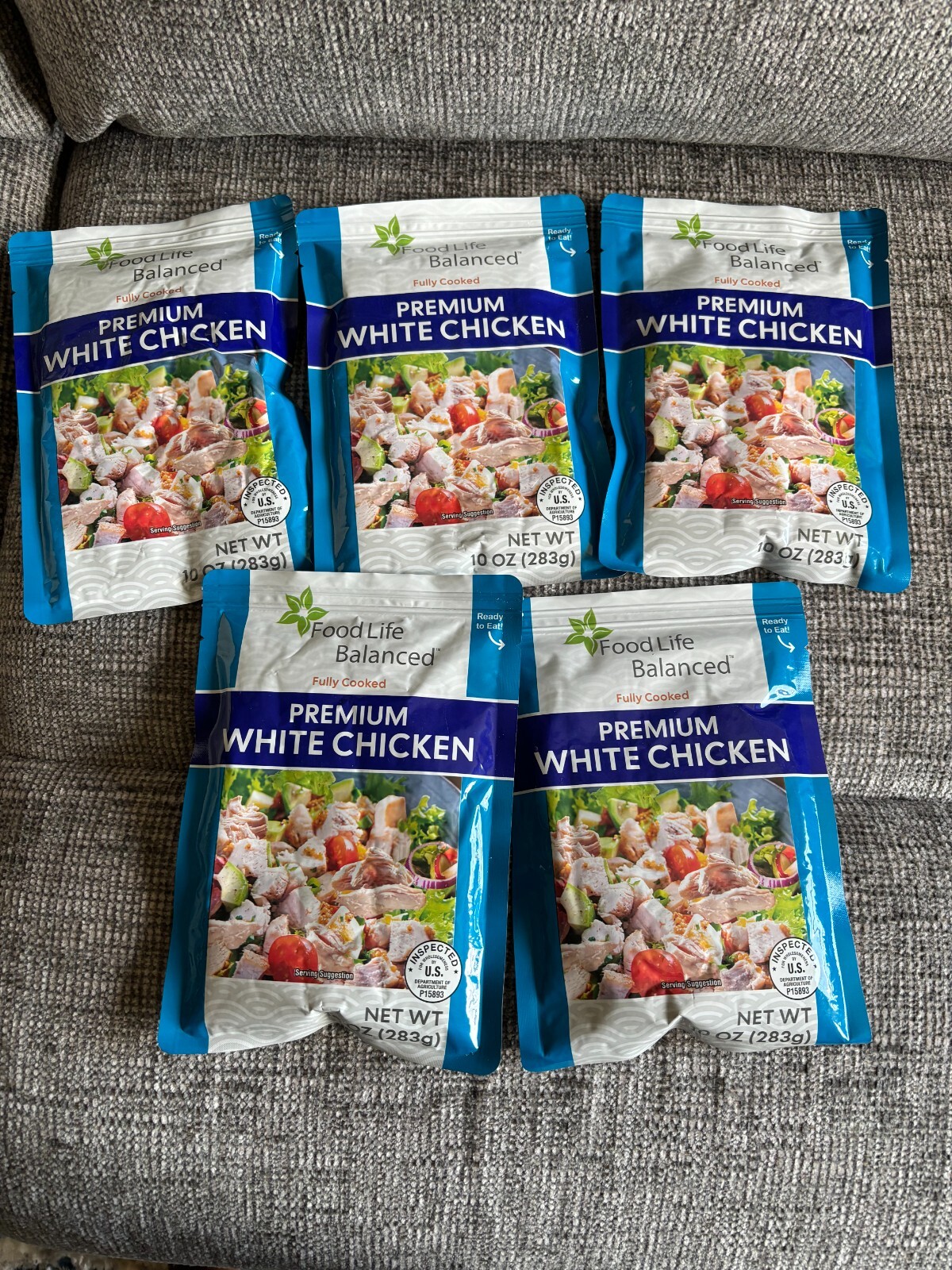 Lot 5 Food Life Balanced Premium White Chicken Ready Eat 10oz. each | eBay