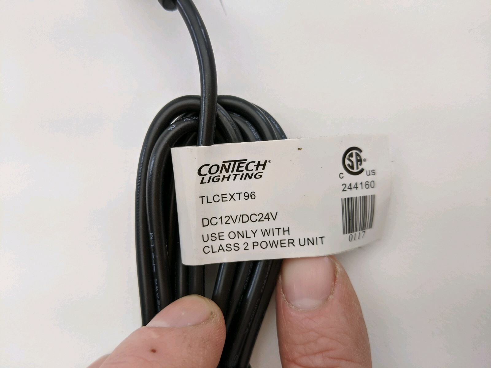 ConTech Lighting TLCEXT96 8 ft 96 in M/F DC Extension Cable 5.5 mm OD 2 ...