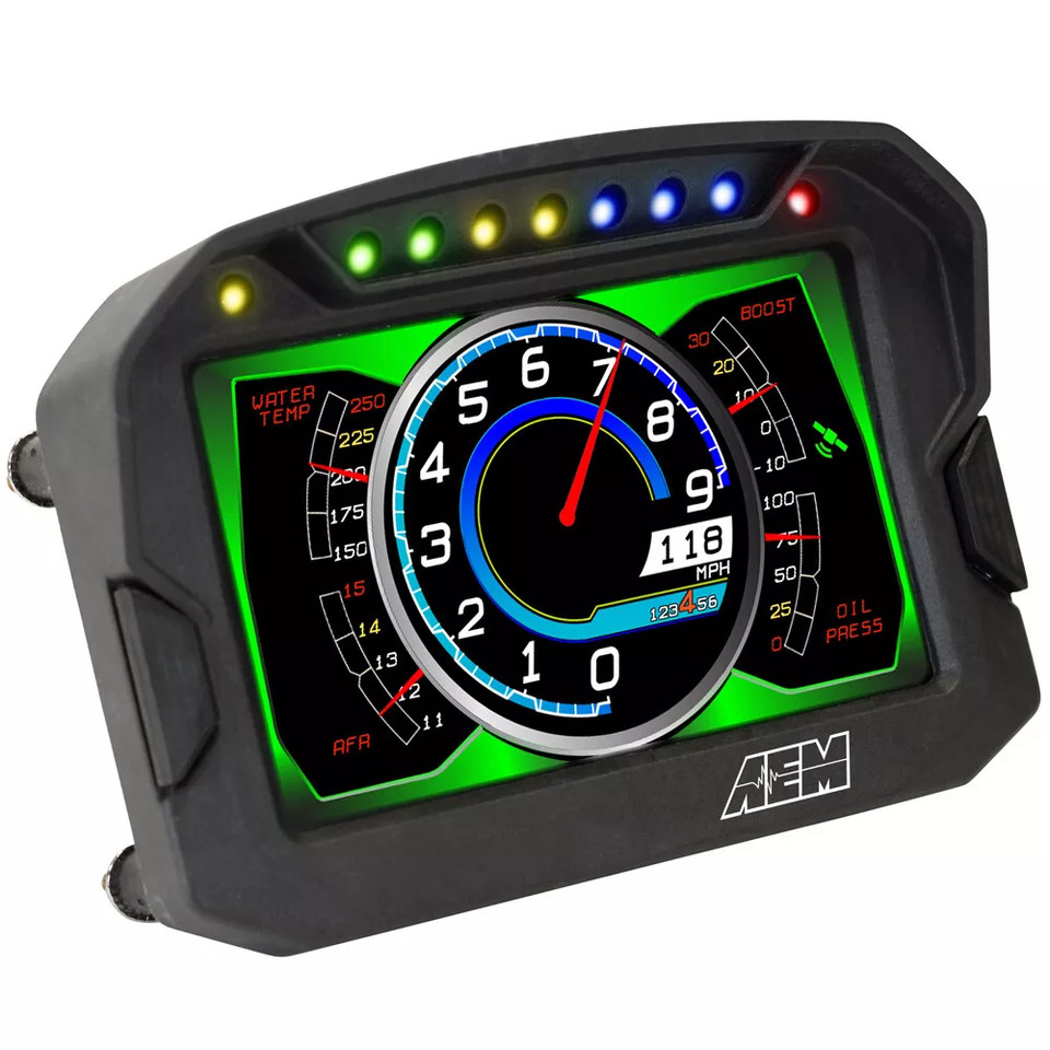 AEM CD-5 5" Carbon Digital Racing Dash Display Non-Logging/Non GPS 30 ...