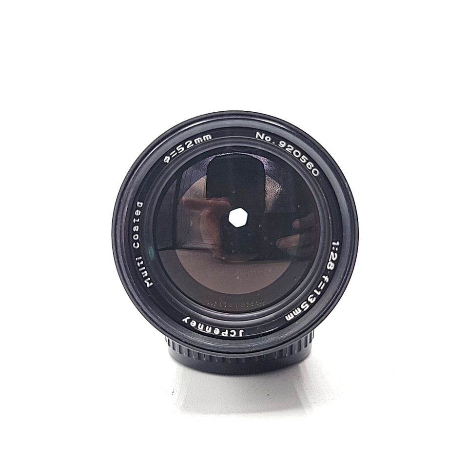 JCPenney 135mm f/2.8 Telephoto Lens for Pentax K Mount SLR Film Camera ...