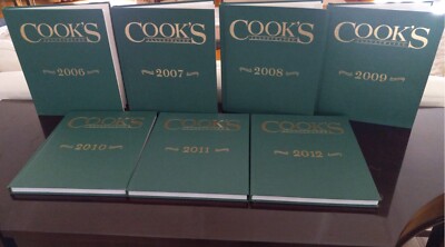 Cook's Illustrated Annual Cookbooks from 2006-2012, Lot of 7 | eBay