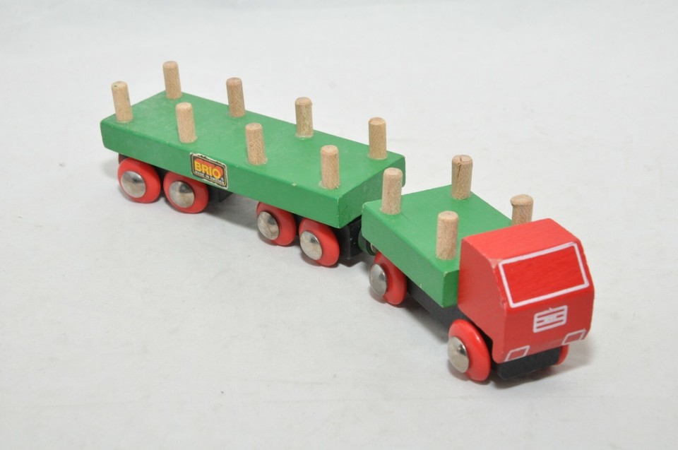 Brio TIMBER TRUCK #33526 / Brio Trains & Vehicles from 1985 / RIMLESS ...