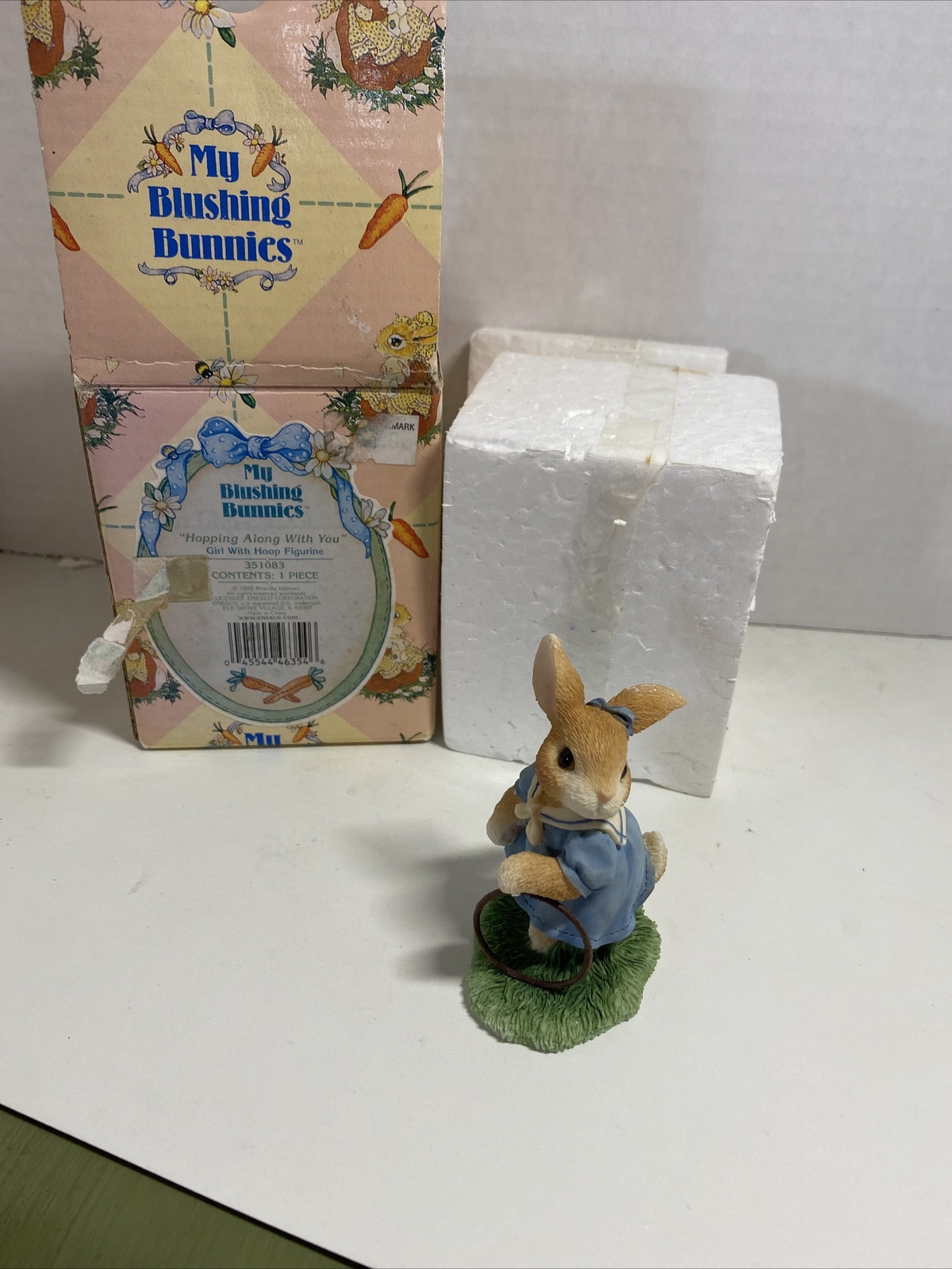 My Blushing Bunnies Hopping Along With You enesco With Box 351083 | eBay