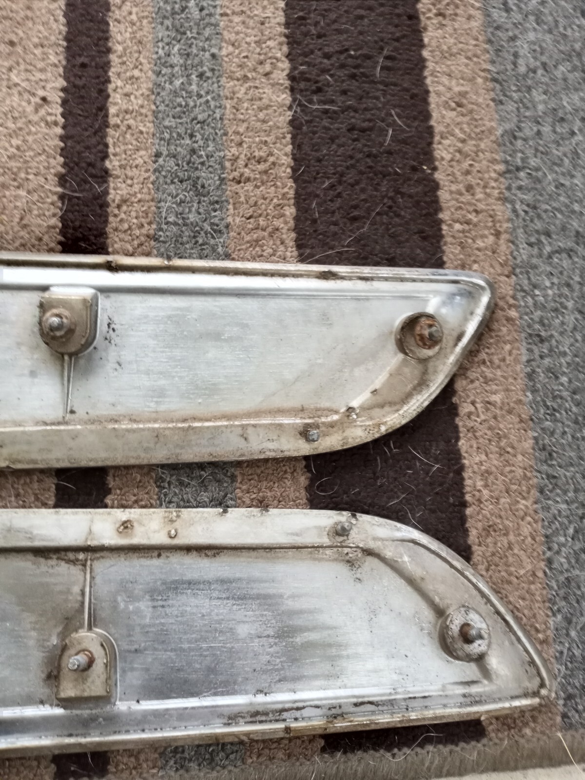 1967 67 Plymouth Barracuda Hood Inserts moulding louver MOPAR 2582860 ...