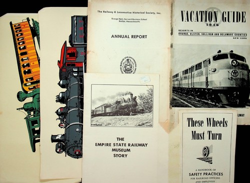 VINTAGE RAILROAD PAPER 6 ITEM LOT - E12-C | eBay