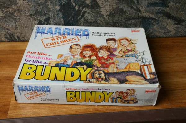 Vintage 1990 Married With Children Bundy Board Game Galoob 100 Complete ...