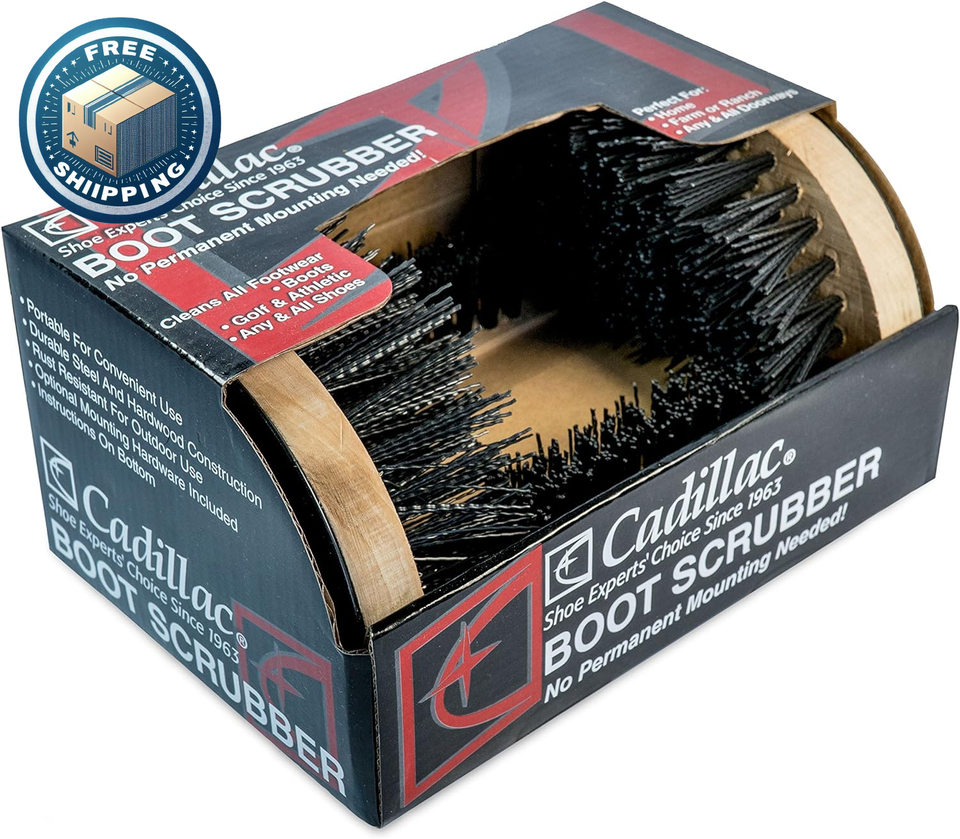 Boot Cleaner Scrubber Mountable Brush Golf Shoe Sneaker Scraper Mud ...