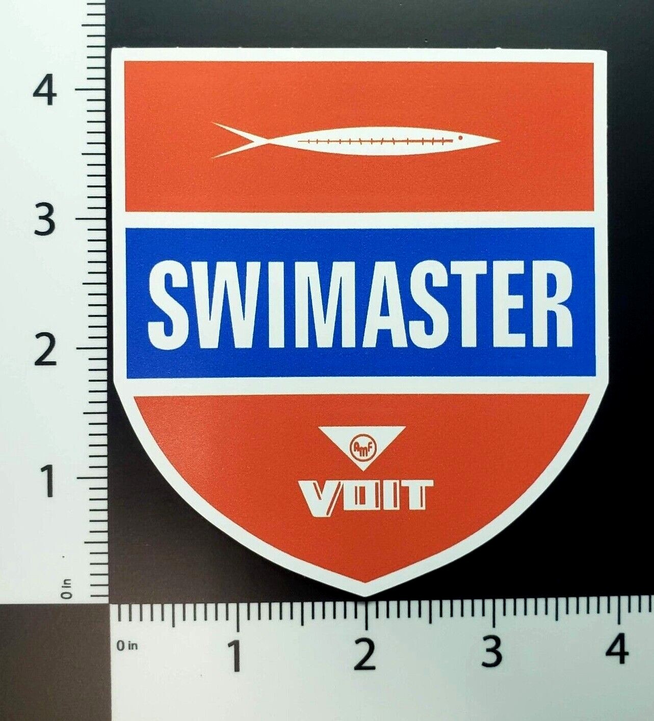 VOIT Swimaster Scuba Dive Diving Decal Sticker repro 6mil UV vinyl 4.5 ...