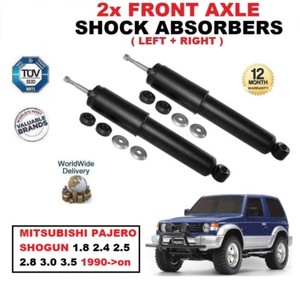 FRONT SHOCK ABSORBERS for MITSUBISHI PAJERO SHOGUN 1.8 2.4 2.5 2.8 3.0 ...