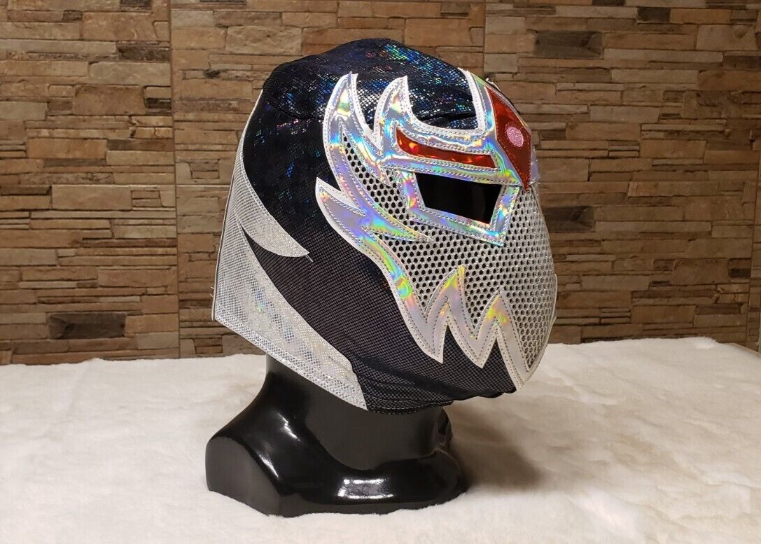MASCARA DORADA Mask Wrestling Mexican Lycra & Vinyl Ajustable Color ...