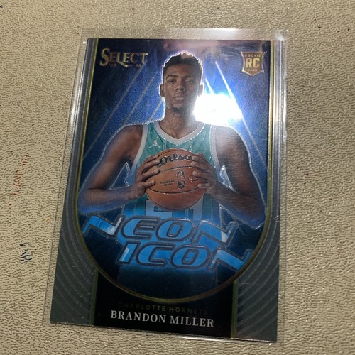 2023-24 Panini Select Brandon Miller Neon Icons Rookie Hornets RC SP ...