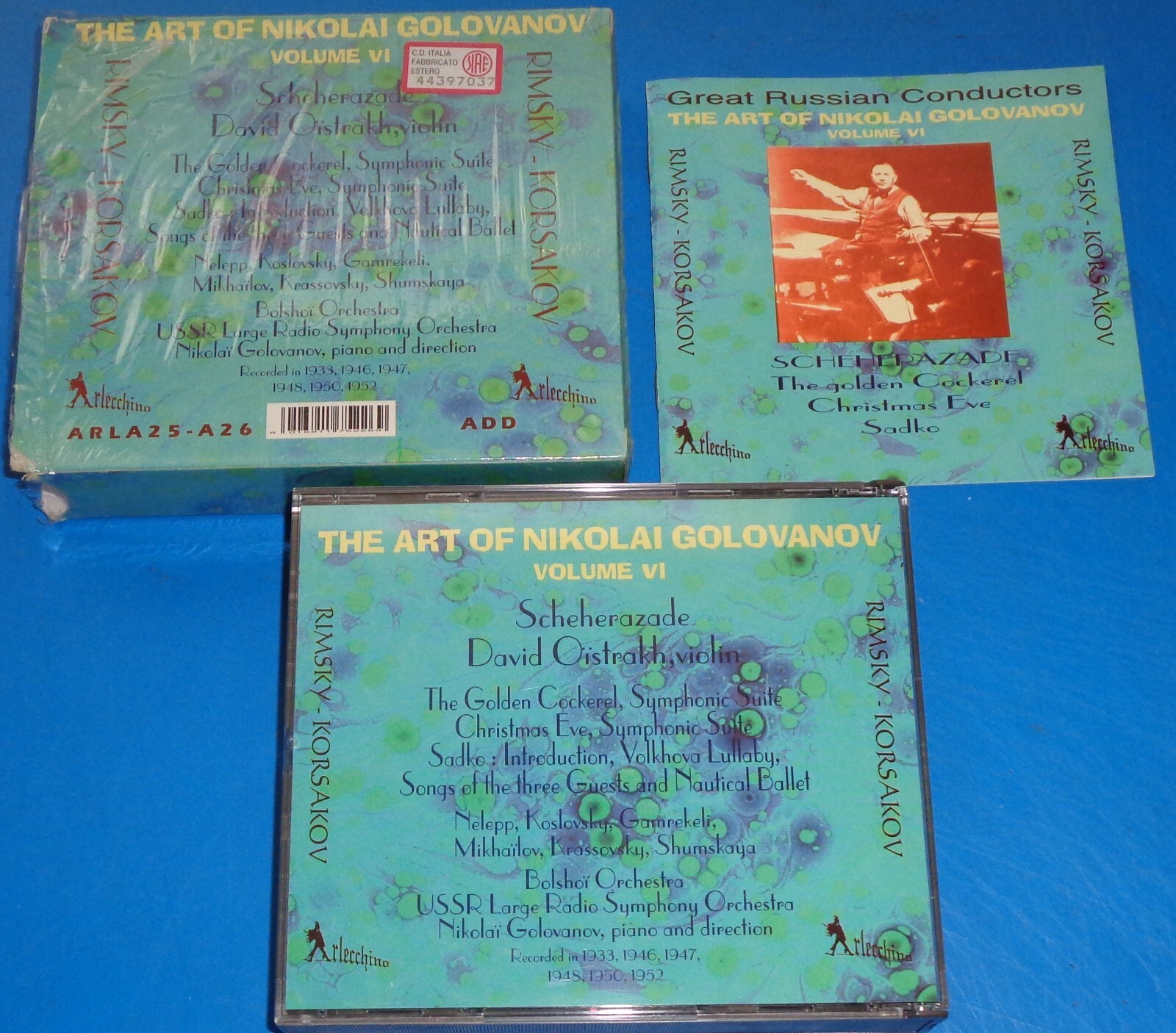 Art of Nikolai Golovanov Vol.6 RIMSKY-KORSAKOV (David Oistrakh ...