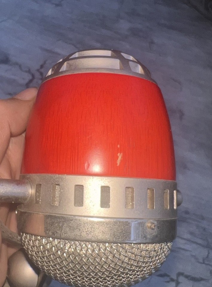 Electro Voice Cardinal Condenser Microphone Wood Chrome Retro Style ...