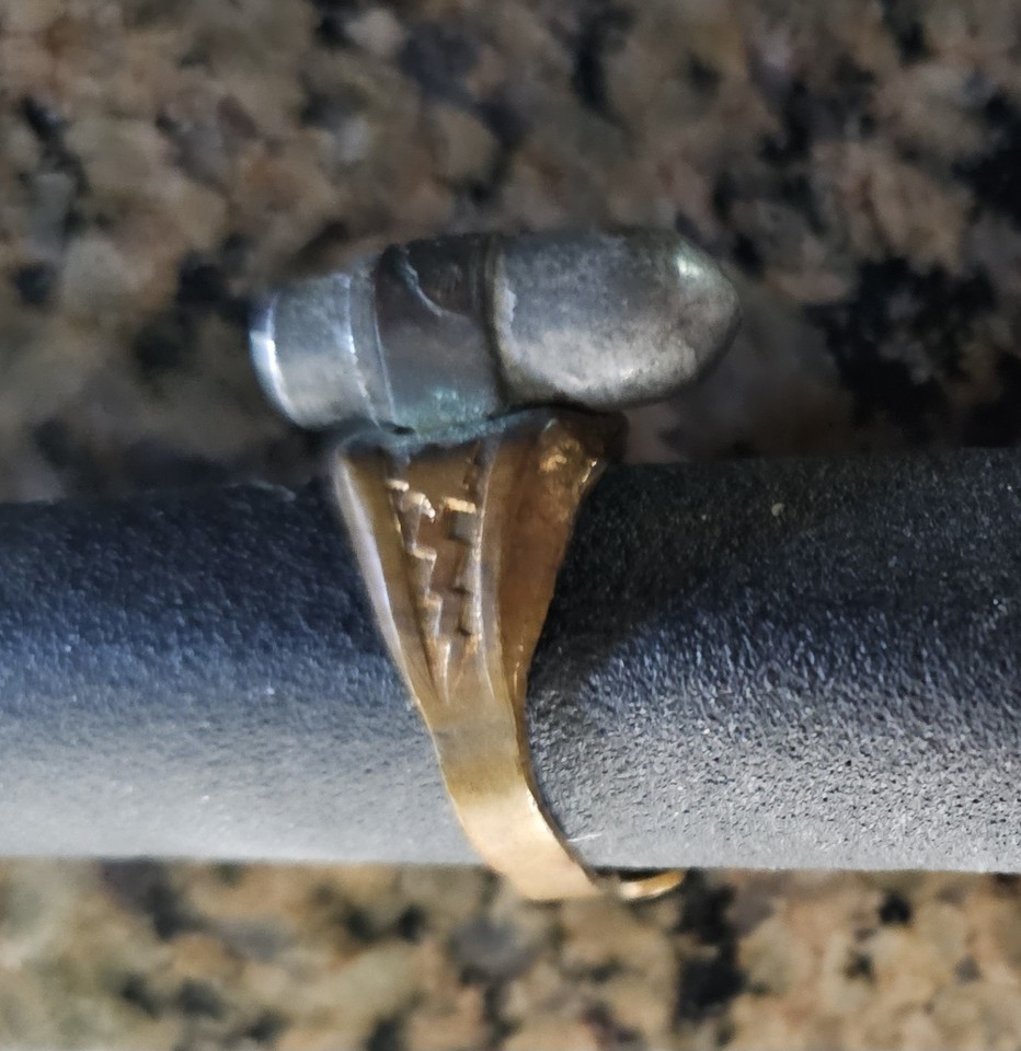 Lone Ranger Vintage 1947 Atomic Bullet Kix Cereal Ring - Missing Red ...