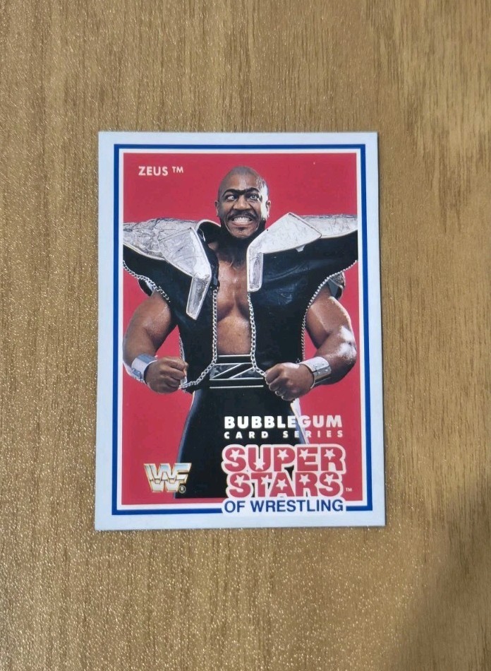 1989-90 WWF Market Scene ZEUS Bubblegum Superstars of Wrestling Series ...