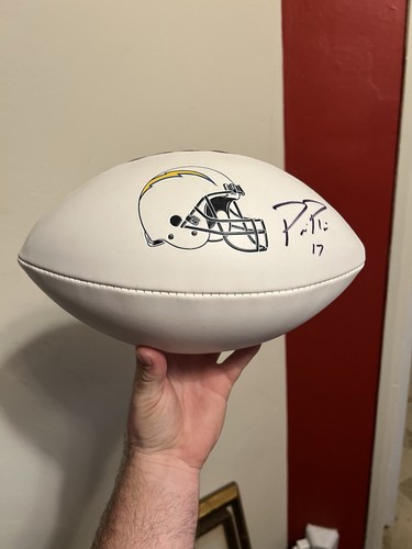 PHILIP RIVERS SIGNED AUTOGRAPHED*FOOTBALL SAN DIEGO CHARGERS Los ...
