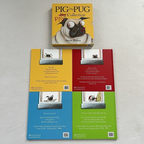 Pig the Pug Collection Series 4 Hardcover Picture Books Aaron Blabey ...