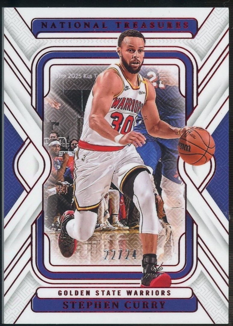2024-25 Panini National Treasures - Stephen Curry, Stephen Curry #5 ...