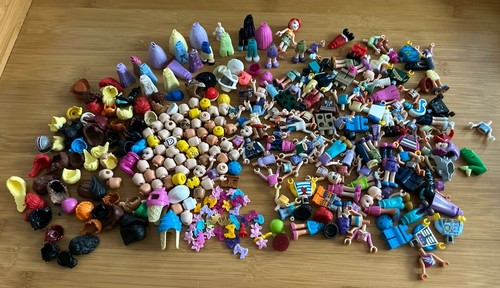 Lot Of Original Lego Minifigure Body Parts, Torsos, Heads, Helmets ...