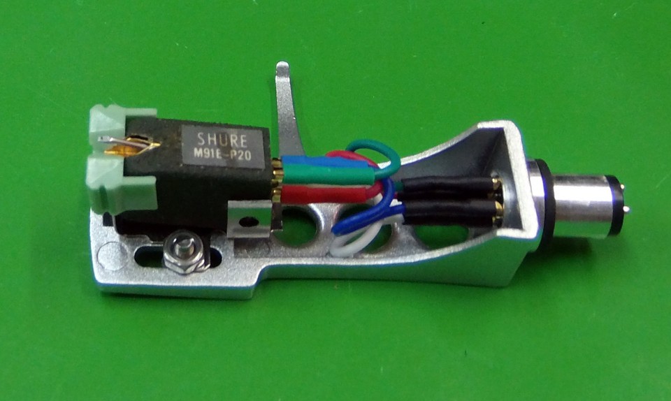 Nice! Silver Turntable Headshell with SHURE M91ED Cartridge & Stylus | eBay