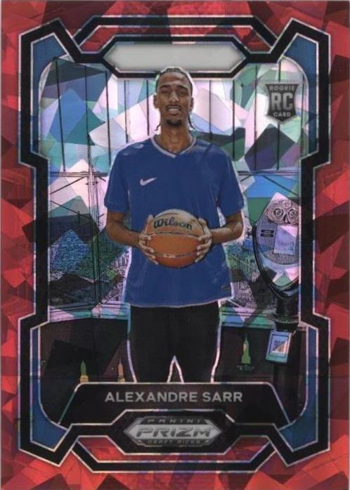 2024 Panini Prizm Draft Picks - Alexandre Sarr #52 Red Ice Prizm (RC ...