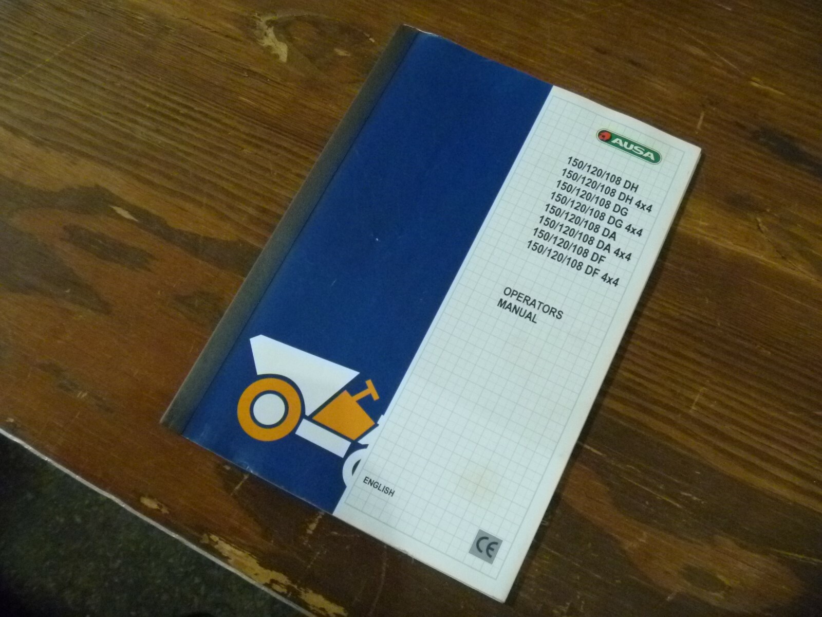 AUSA 108DH 108DG 108DA 108DF 4x4 Mini Dumper Operator Maintenance Owner ...