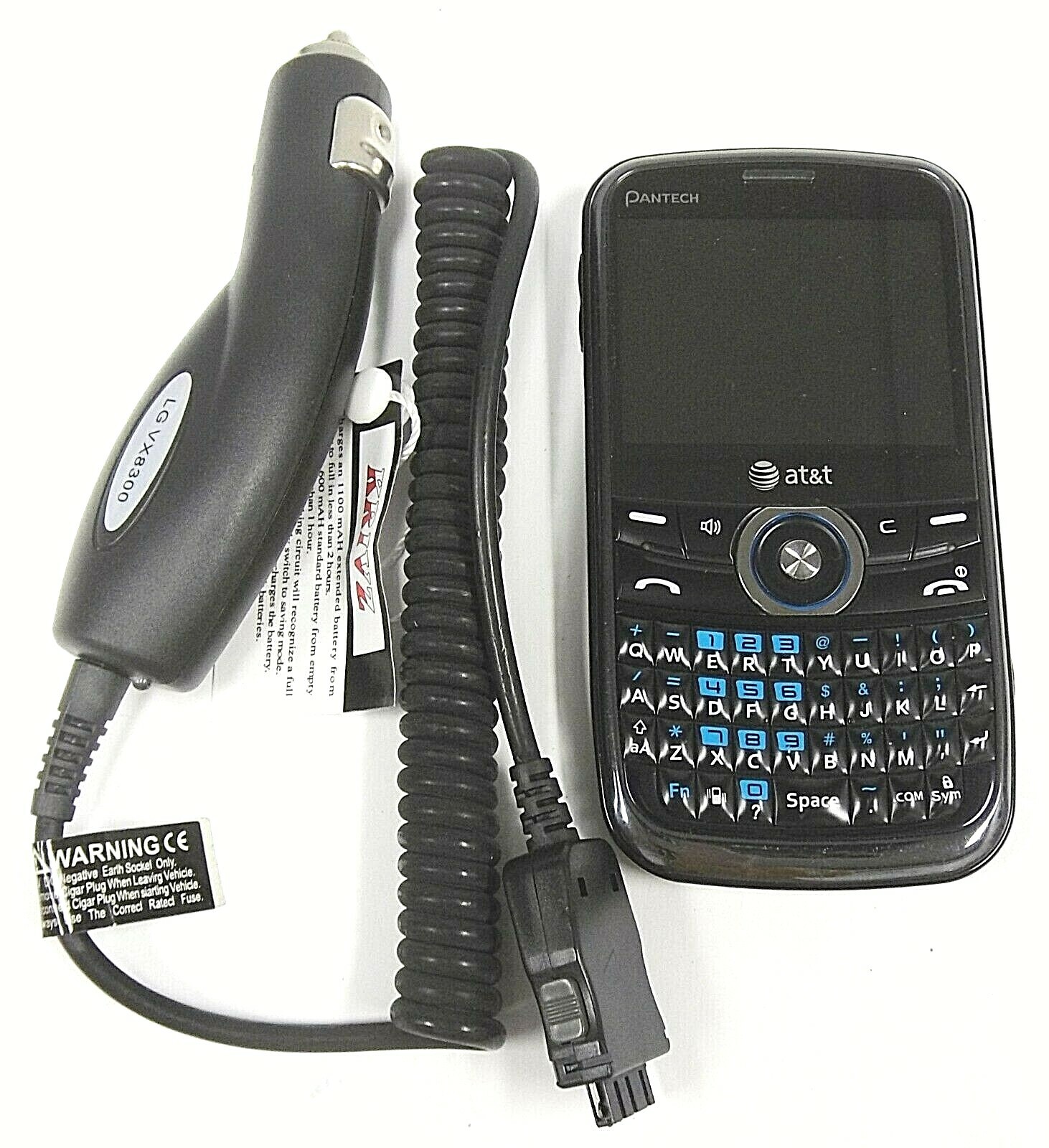 Pantech Link P7040 / Vega Link - Black & Blue ( AT&T ) Cellular Phone ...