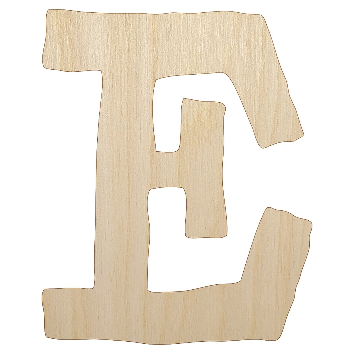 Uppercase E TIMES NEW ROMAN Alphabet Stencil 2 Inch Newspaper Font