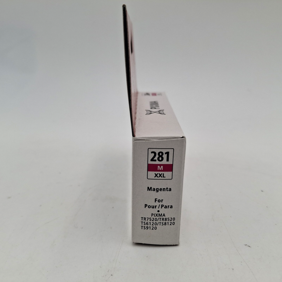 NEW Genuine Canon PIXMA 281 XXL Magenta Ink Cartridge Ink Tank 281M XXL ...