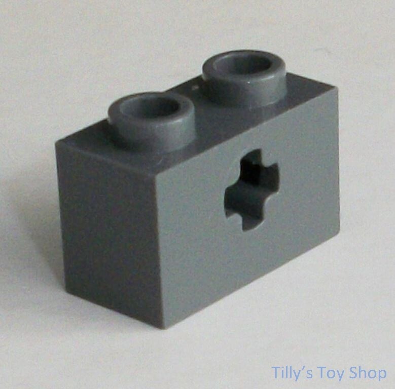 Lego Technic - 1x2 Bricks, Cross Axle Hole - Pick Colour & Pack Size ...