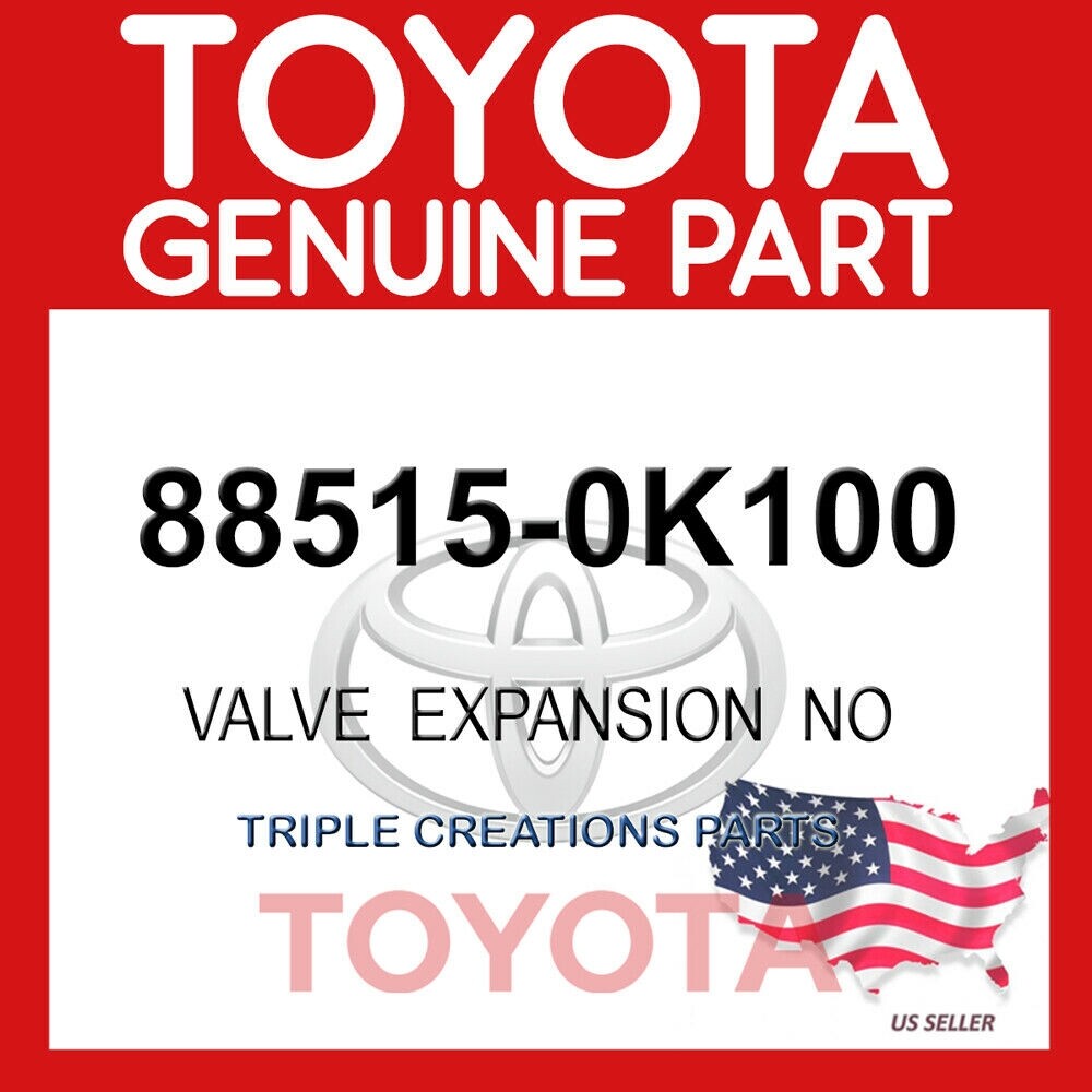 885150K100 Genuine Toyota Valve, Cooler Expansion 88515-0K100 OEM | eBay