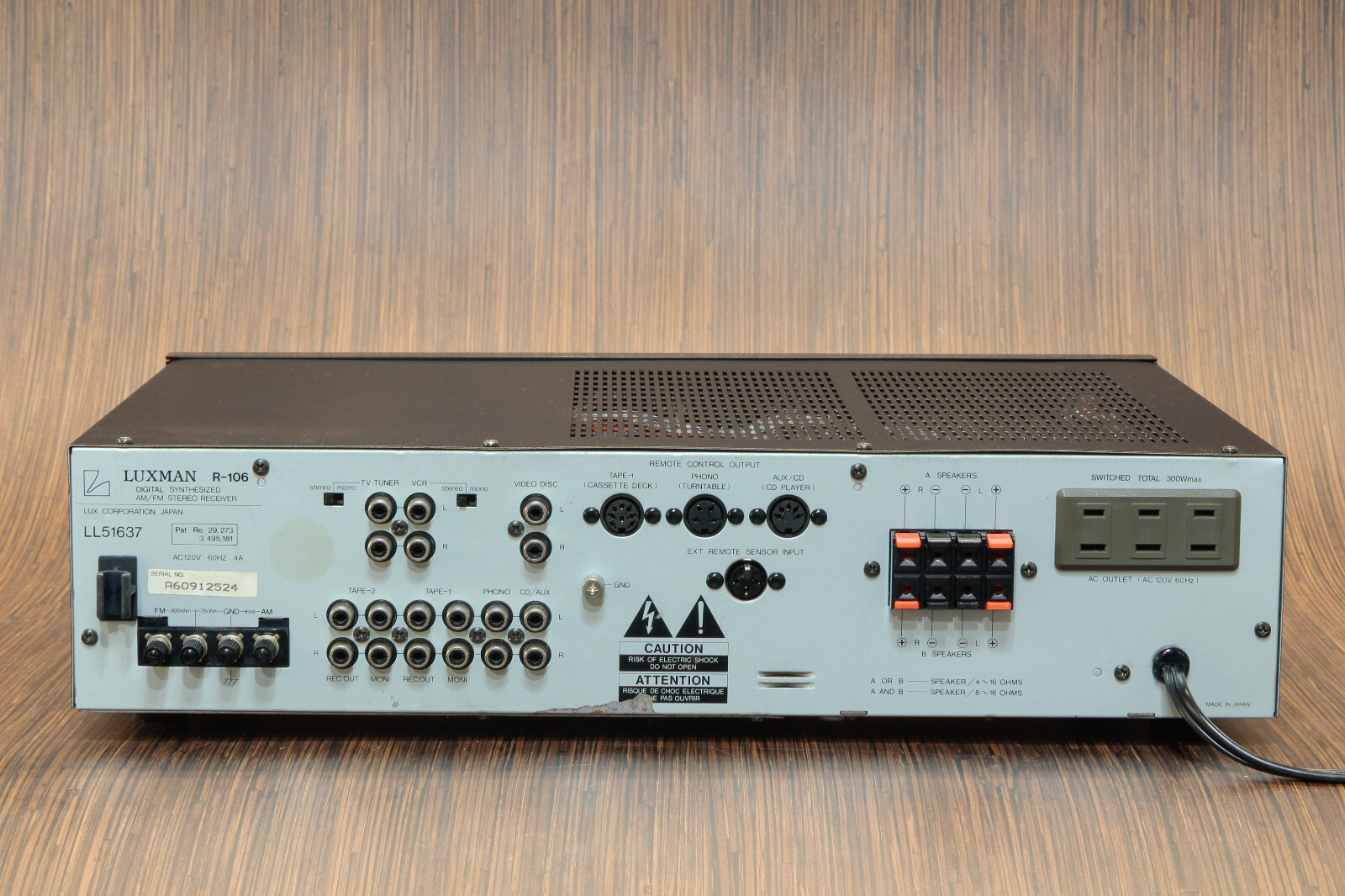 Luxman R-106 Vintage stereo receiver - Electronically restored - nice ...