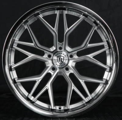 20" ROHANA RFC3 MACHINE SILVER STAGGERED WHEELS FOR PORSCHE | eBay