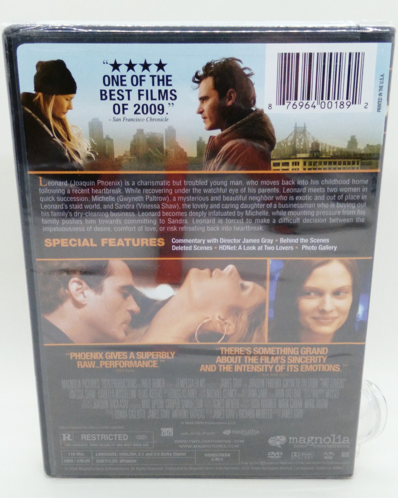 Two Lovers (DVD, 2008, Widescreen) New & Sealed! Joaquin Phoenix ...