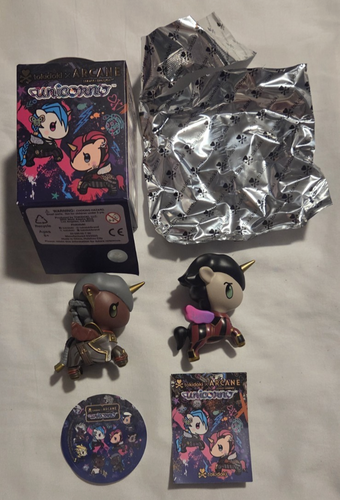 tokidoki x ARCANE League of Legends Unicorno Silco Ambessa Set figures ...