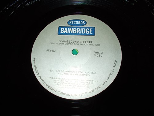 The Most Current And Authentic Living Sound Effects Vol.3 . Bainbridge ...