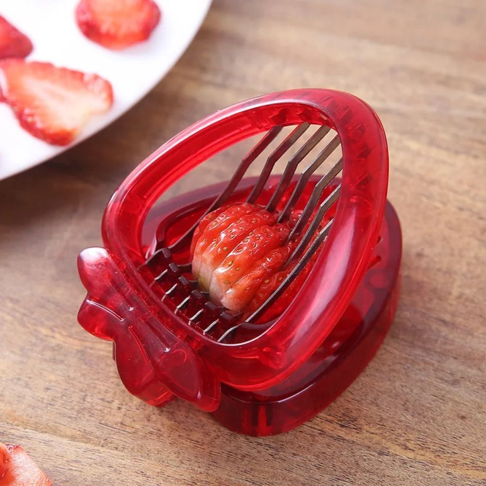 Salad Cake Tools Strawberry Slicer Cutter Stainless Steel Strawberry ...