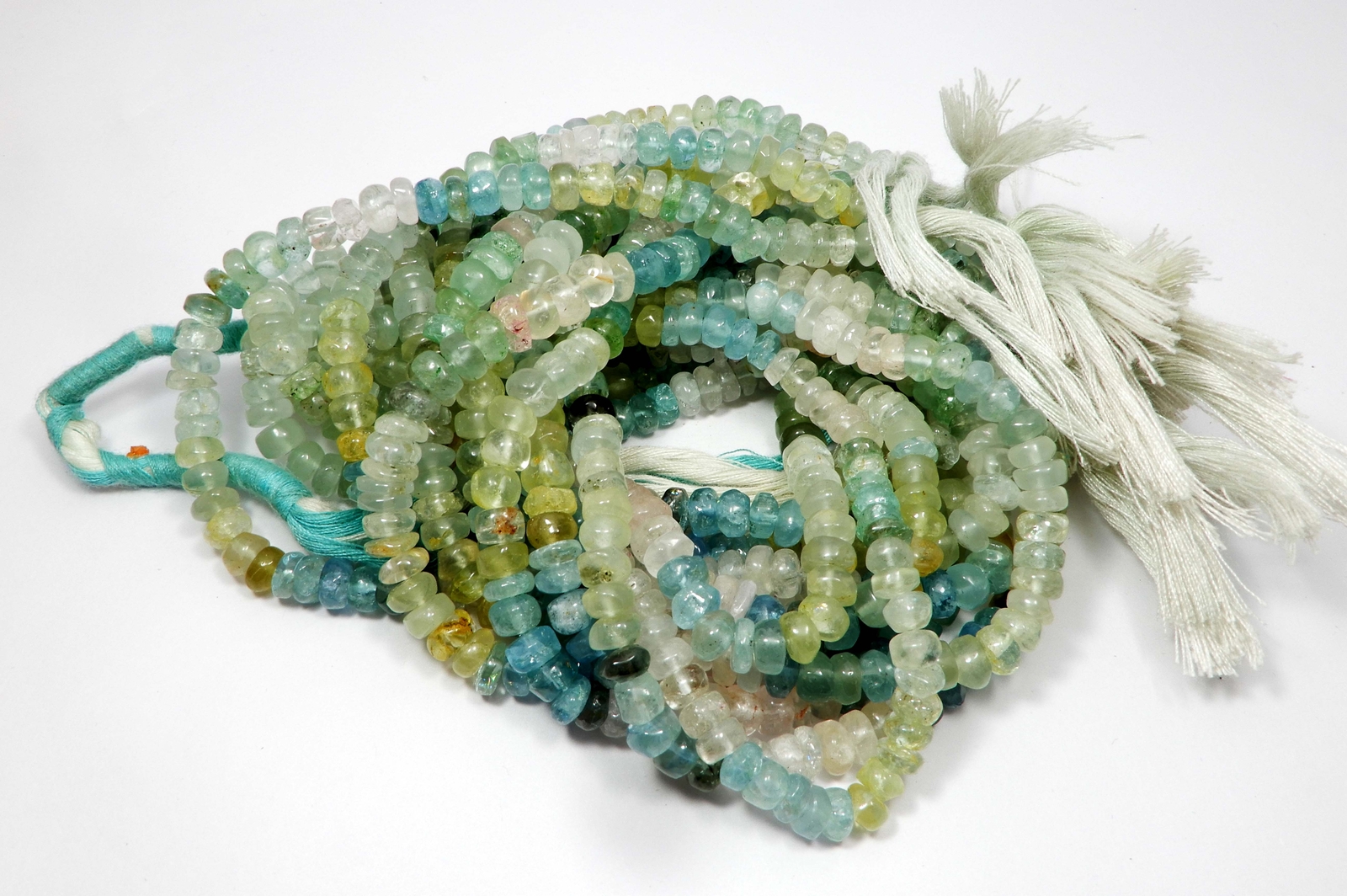 Treated Aquamarine Morganite Heliodor Beryl Maxixe Beryl Emerald Beads ...