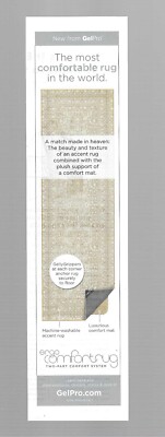 GelPro Ergo Comfort Rug w GellyGrippers Carpet 2020 Print Advertisement ...