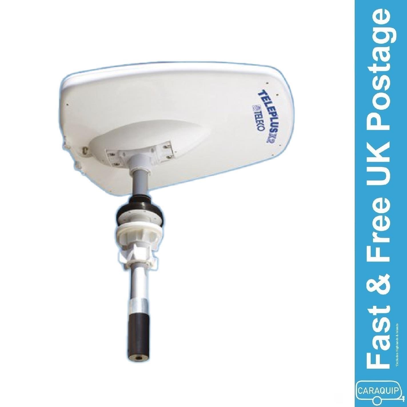 Teleco TV Antenna Teleplus X2/39U c/w Pole and Amplifier Caravan ...