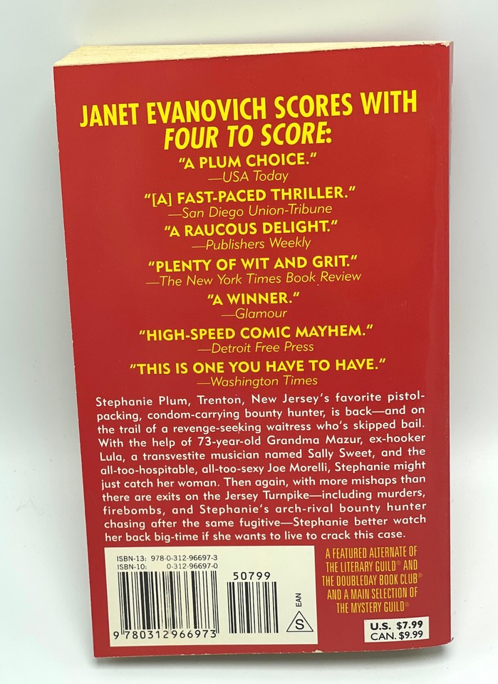 New Janet Evanovich: Stephanie Plum Four to Score Book Novel | eBay