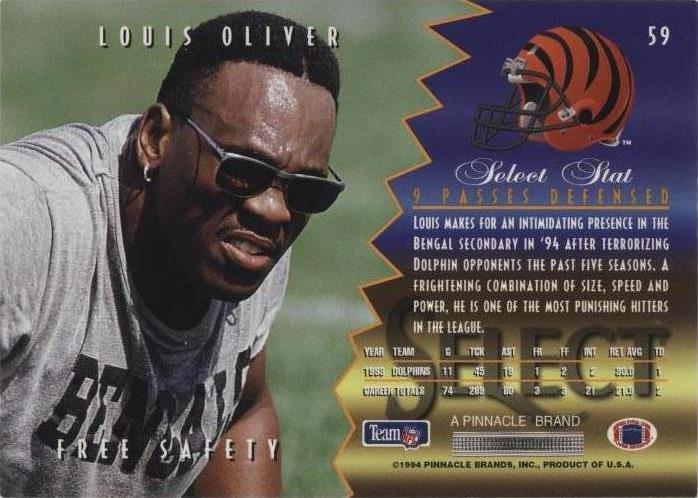1994 Select Louis Oliver #59 for sale | eBay