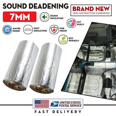 2 Roll Car Insulation 18Sqft-Thermal Sound Deadener-Block Automotive ...