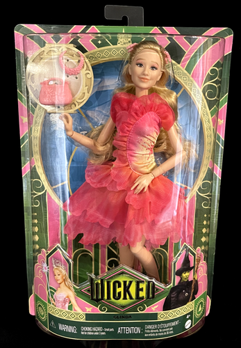 COLLECTIBLE Mattel Wicked Movie Glinda Doll RARE URL Error Misprint ...