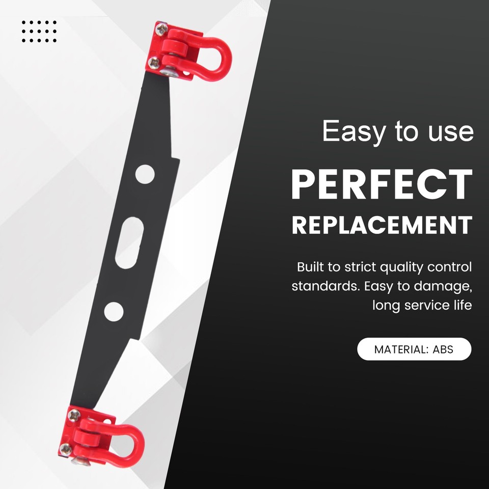 Metal Rear Bumper with Tow Hook for MN D90 D91 D99S MN90 MN99S 1/12 RC ...