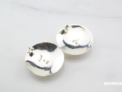 Native American Sterling Silver Fertility Symbol Stud Earrings | eBay