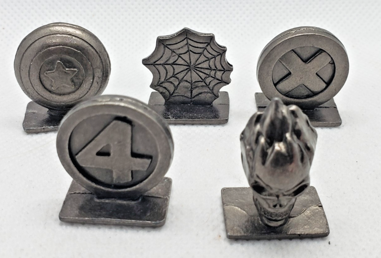 Scene It Marvel Edition (Set of 5) Metal Game Pieces Tokens Movers | eBay